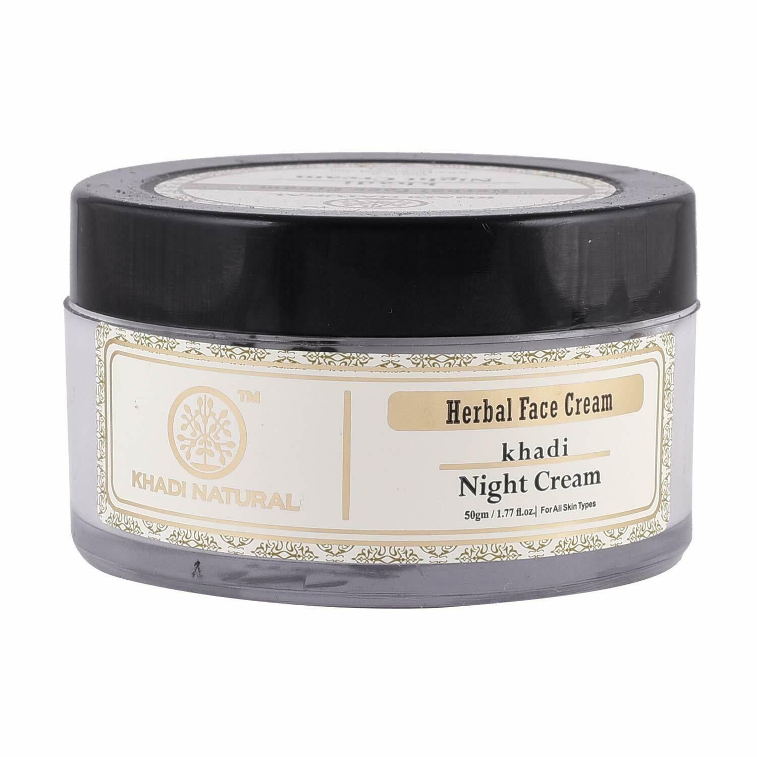 Buy Khadi Natural Herbal Night Cream in UK & USA at healthwithherbal